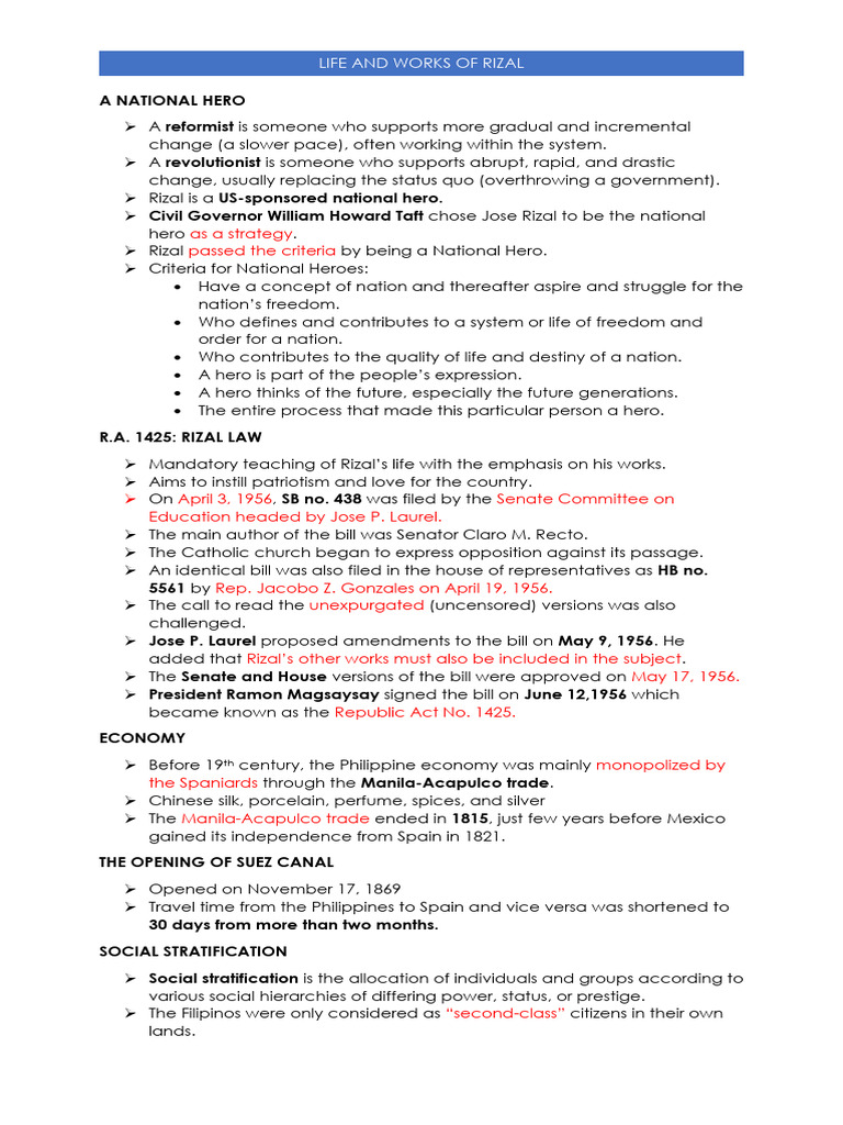 LWF Reviewer | PDF | Philippines