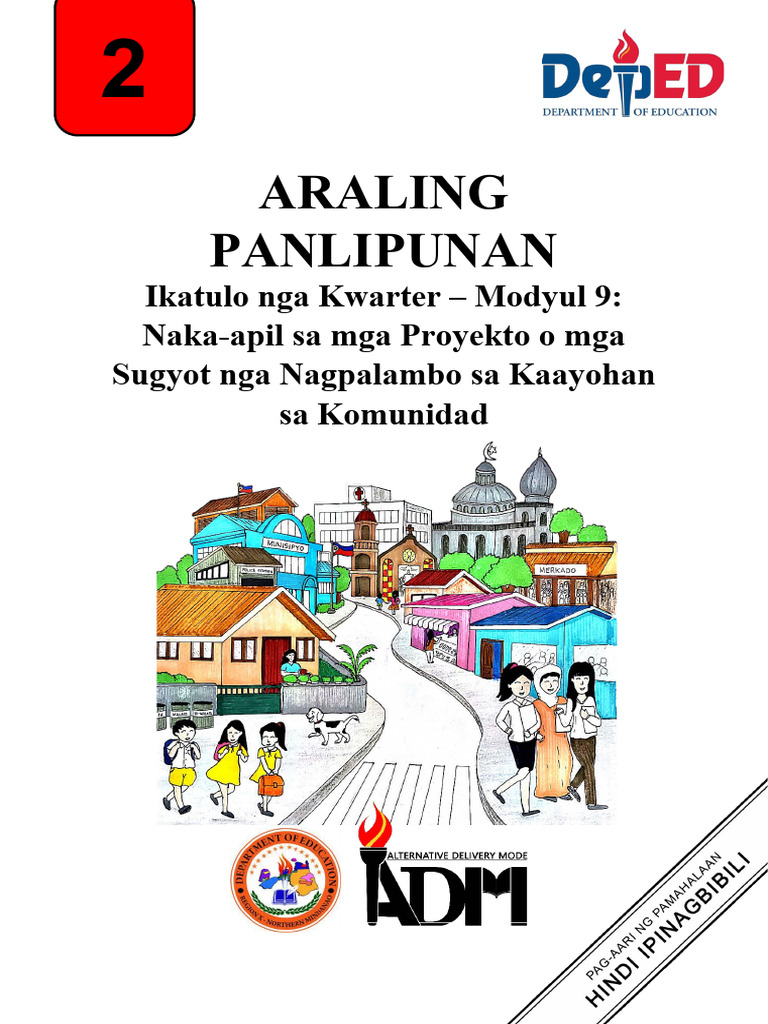 AP2 Q3 M9 Naka-apilSaMgaProyektoOMgaSugyotNgaNagpalamboSaKaayuhanSaKomunidad Version4 | PDF