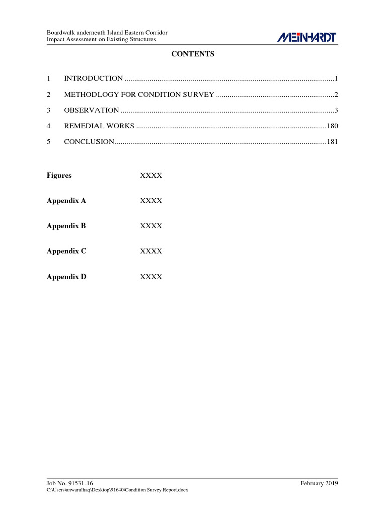 IAES Report - Draft 1 | PDF | Rust | Concrete