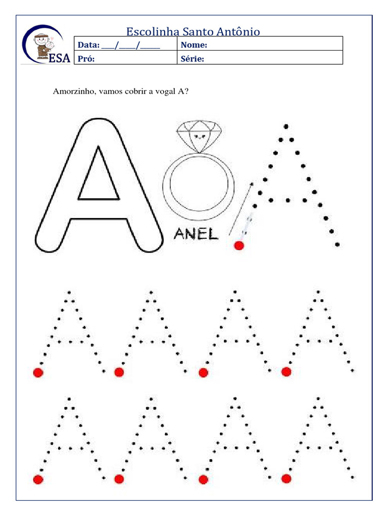 Vogal A | PDF | Artes Linguísticas e Disciplina | Estudos de Línguas ...