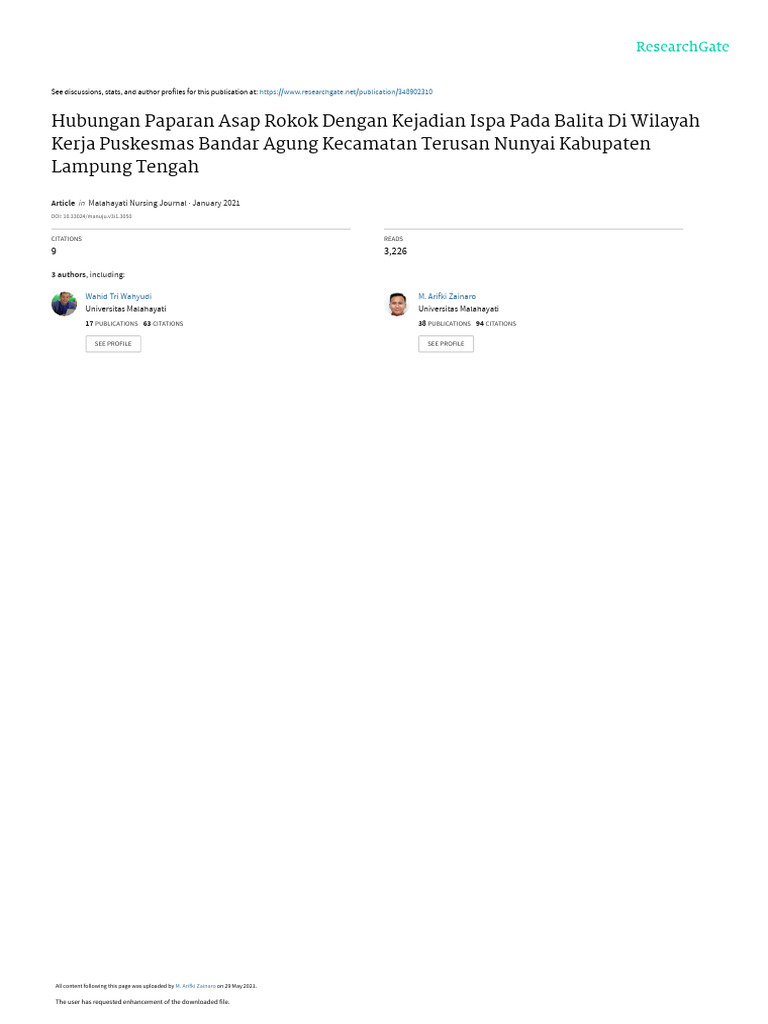 Jurnal 3 Ispa | PDF | Smoke | Smoking