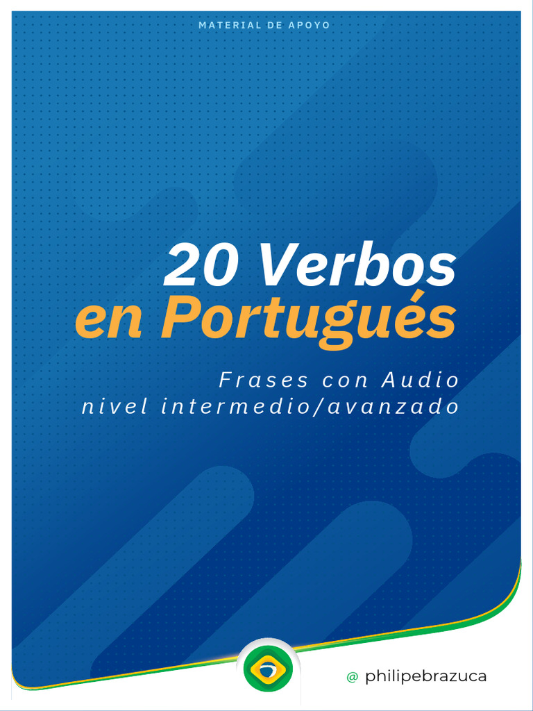 20 Verbos En Portugues Intermedio Avanzado Pdf Lengua Portuguesa