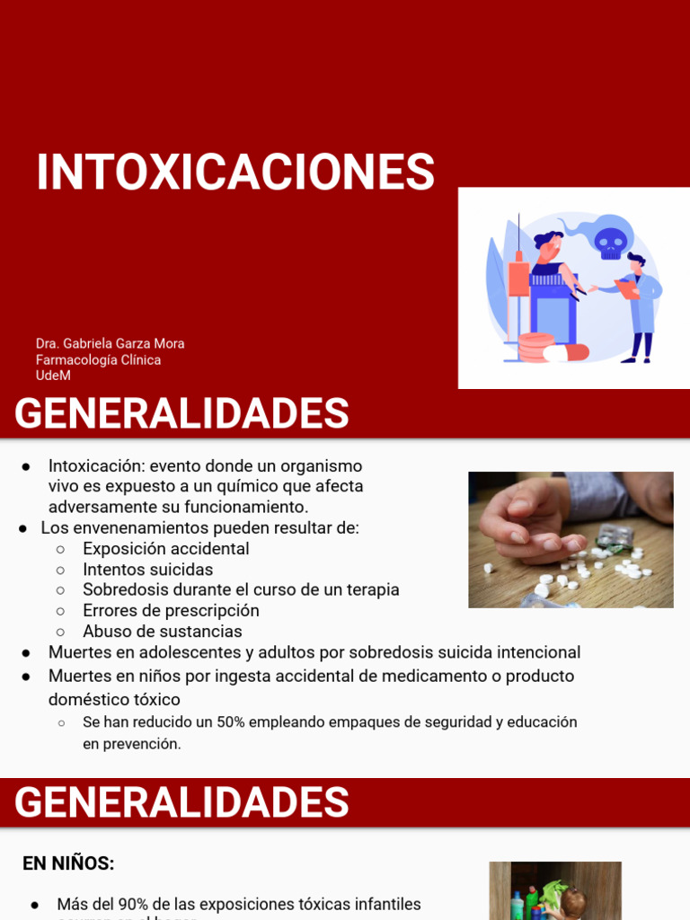 INTOXICACIONES.pptx | PDF | Benzodiazepinas | Monóxido de carbono