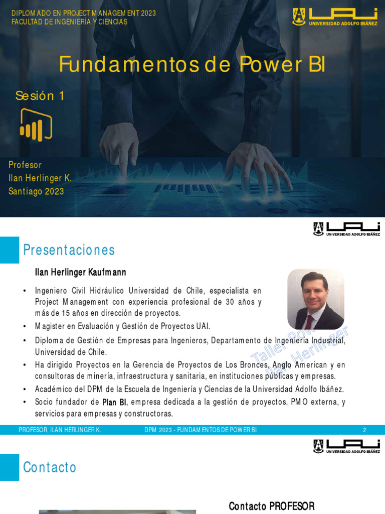 Fundamentos de Power BI en DPM 2023 | PDF | Aplicación movil | Microsoft