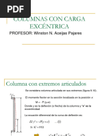 Diseño de Columnas con Carga Excéntrica | PDF | Doblar | Mecanica clasica