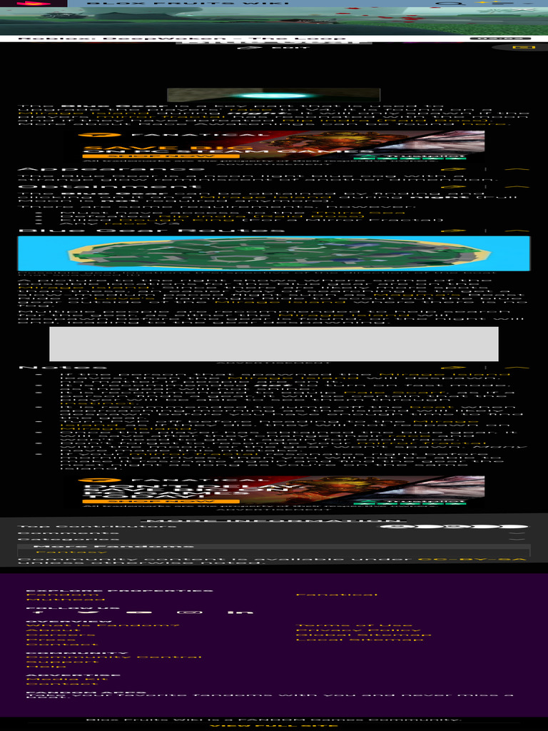 Blue Gear Blox Fruits Wiki Fandom | PDF