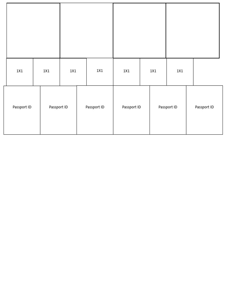 ID Format 2x2, 1x1 & Passport Size | PDF