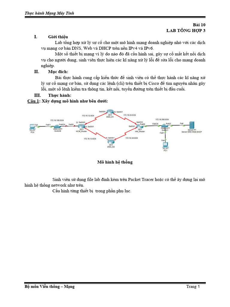TH MMTCB 2022 Tuan 10 | PDF