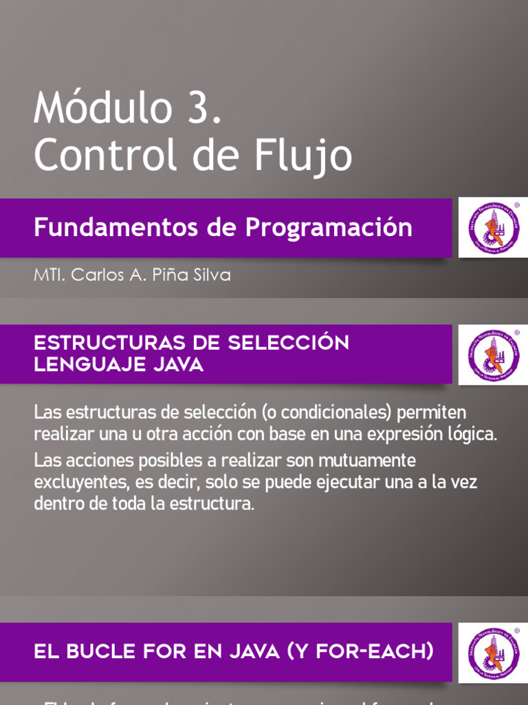 Estructuras de Control en Java | PDF | Java (lenguaje de programación ...