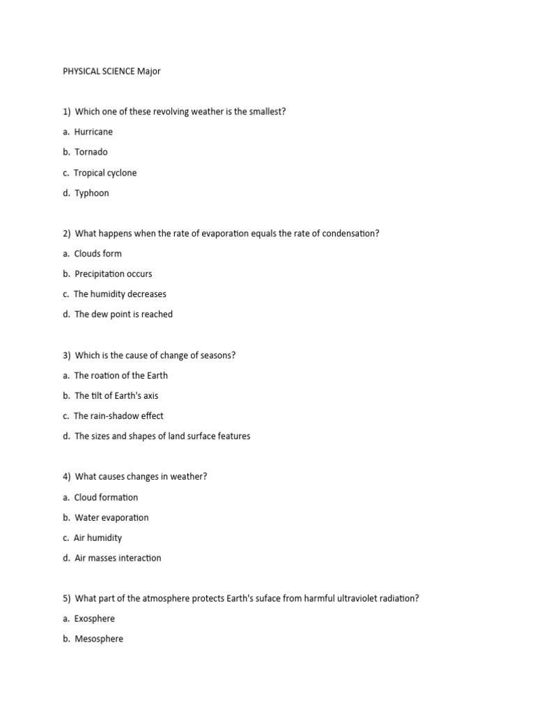 Science Gen. Ed | PDF | Atmosphere Of Earth | Moon