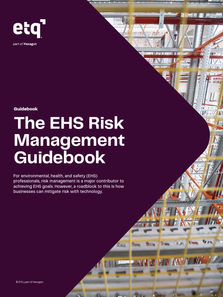 ETQ EHS Risk Management Guidebook 0422 | PDF | Risk | Risk Management