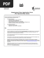 Ep and S Pass Candidate Form | PDF | Identity Document | Government And ...