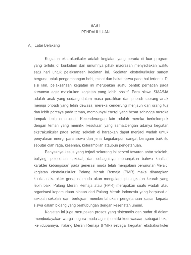 Program Pembina PMR 2 | PDF