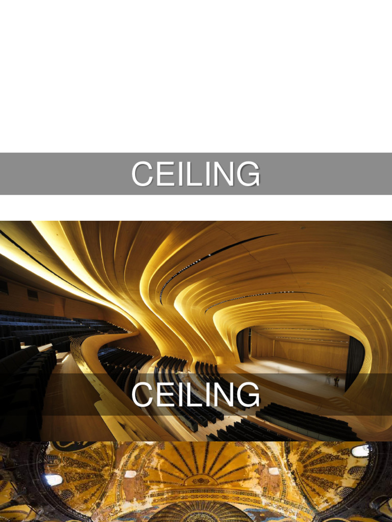 Ceiling Finish | PDF | Ceiling | Architectural Elements