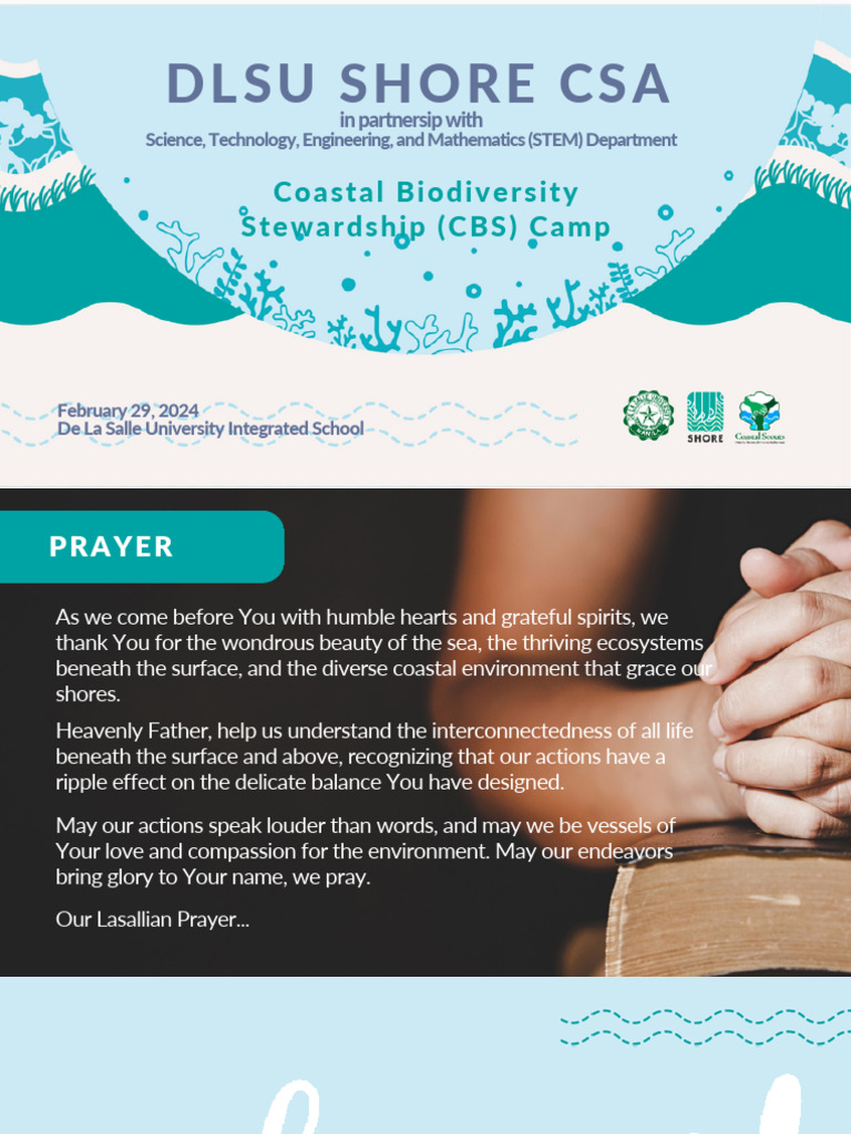 CSA CBS Camp Orientation 02.29.2024 | PDF | Sea | Biodiversity