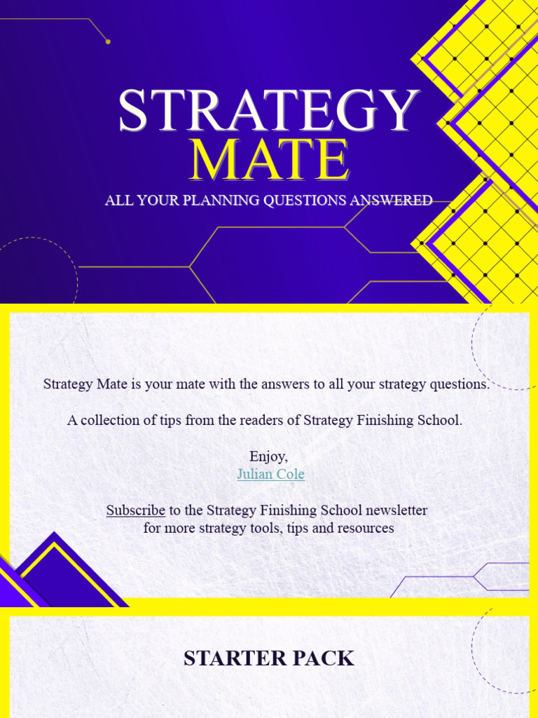 SFS - Strategy Mate | PDF | Human Communication