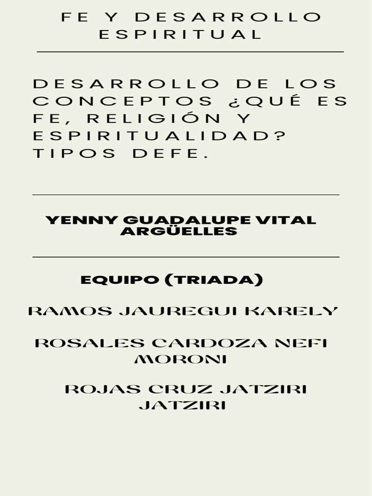 Que Es Fe, Religion | PDF | Fe | Dios