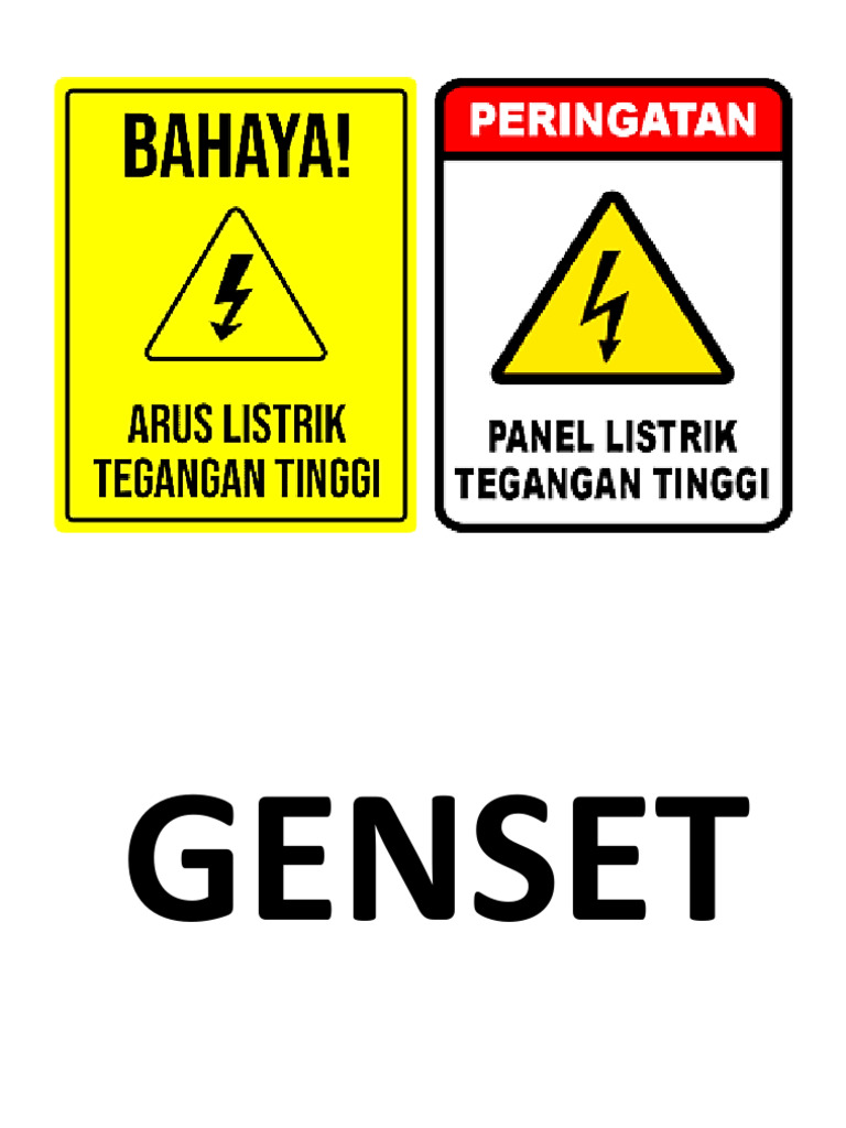 PRINT LOGO GENSET | PDF