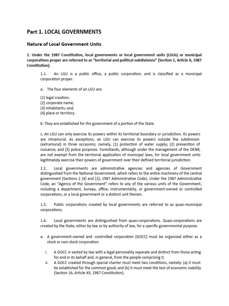 Regional and Local Government Module | PDF | Governance | Government