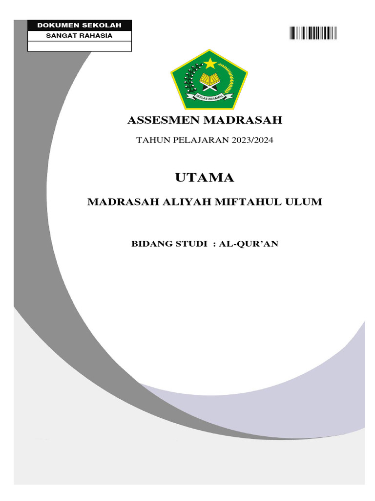 Soal Uam Al Qur'an Ipa Ips 2024 | PDF