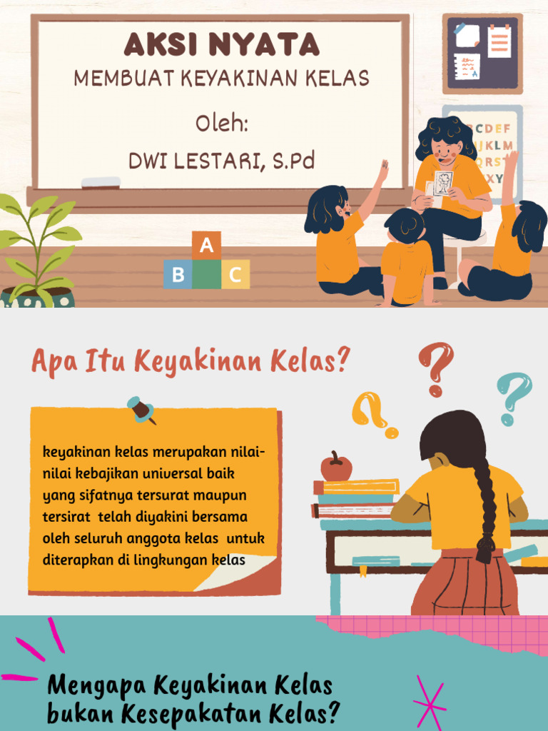 Membangun Keyakinan Kelas Positif | PDF | Karier & Perkembangan