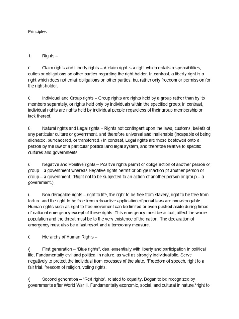 Principle Sheet | Download Free PDF | Cost Of Living | Ex Post Facto Law