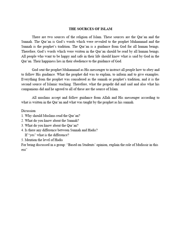 3 Reading Materials | PDF | Prophets And Messengers In Islam | Muhammad