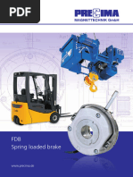 Precima FDB Spring Loaded Brakes | PDF | Brake | Electric Motor