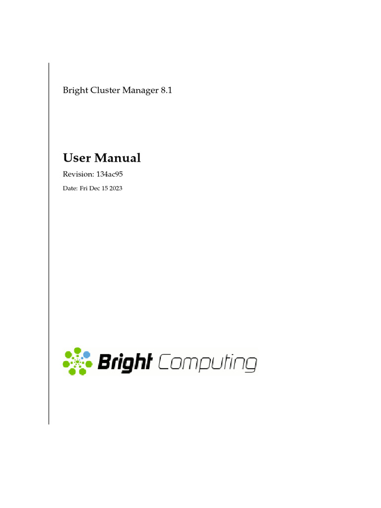 User Manual | PDF | Computer Cluster | Apache Hadoop