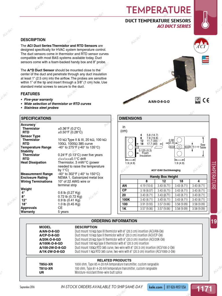 ACI Duct Series Catalog Page | PDF | Duct (Flow) | Engineering Thermodynamics