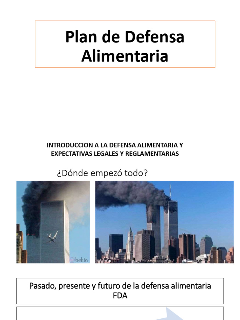 Defensa Alimentaria (Food Defense) | PDF | Riesgo | Vulnerabilidad ...