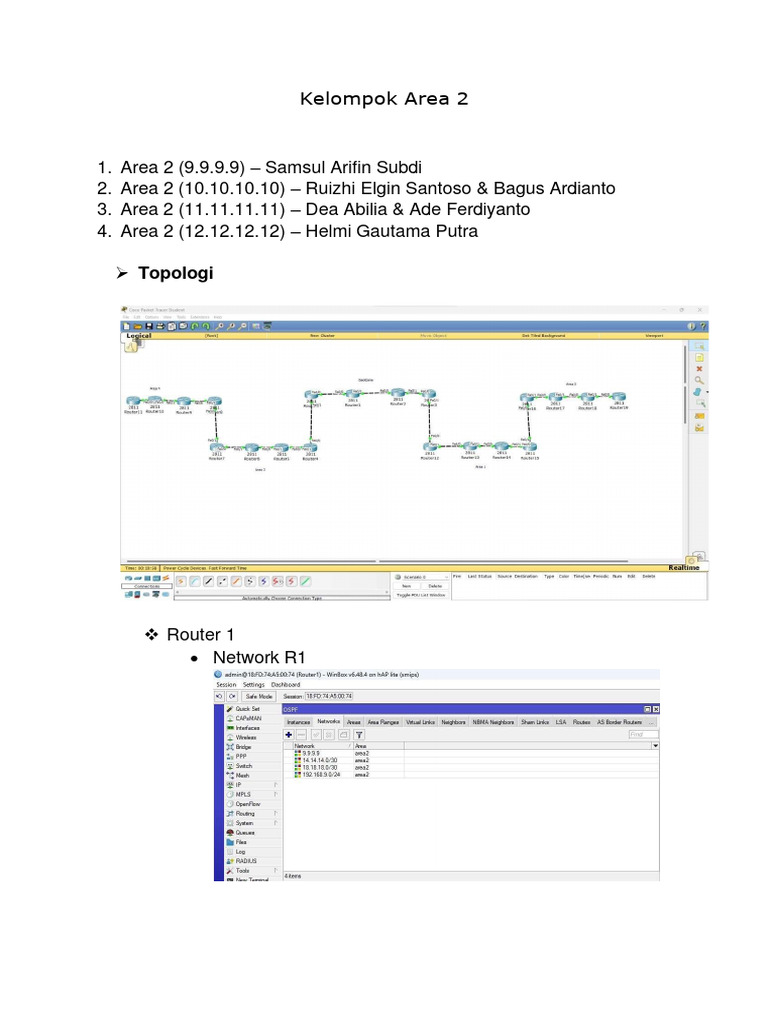 Area 2 | PDF | Router (Computing) | Routing