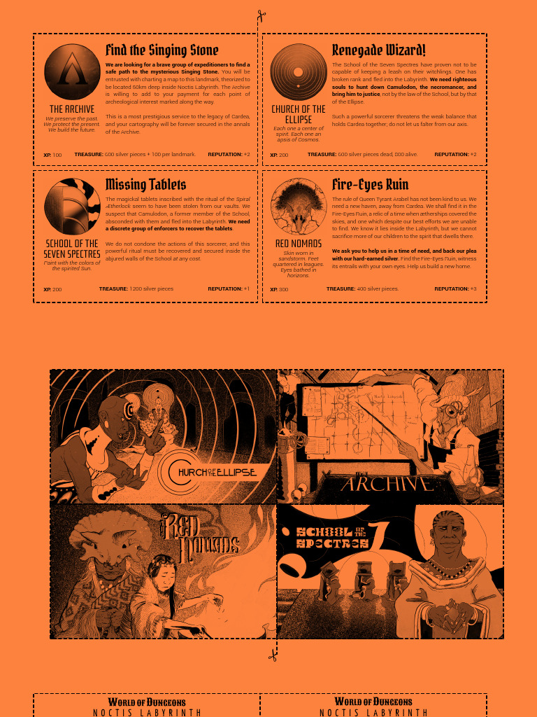 Noctis Labyrinth OYRHandouts | PDF