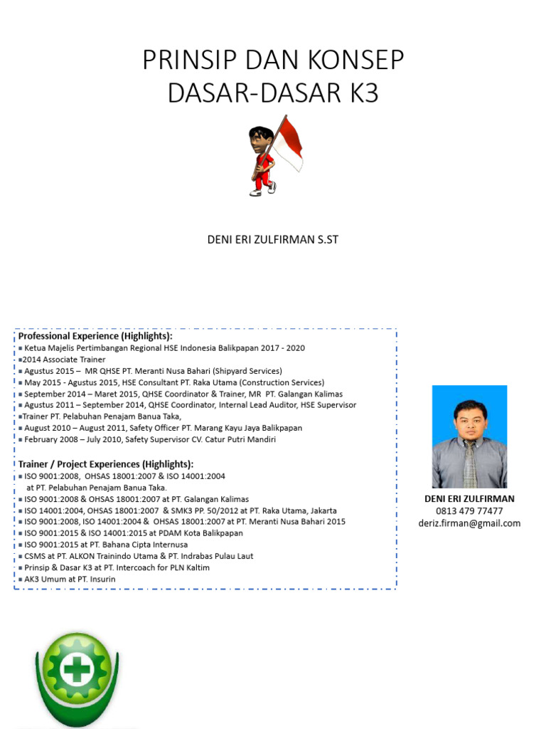 Prinsip & Dasar K3 | PDF | Komputer