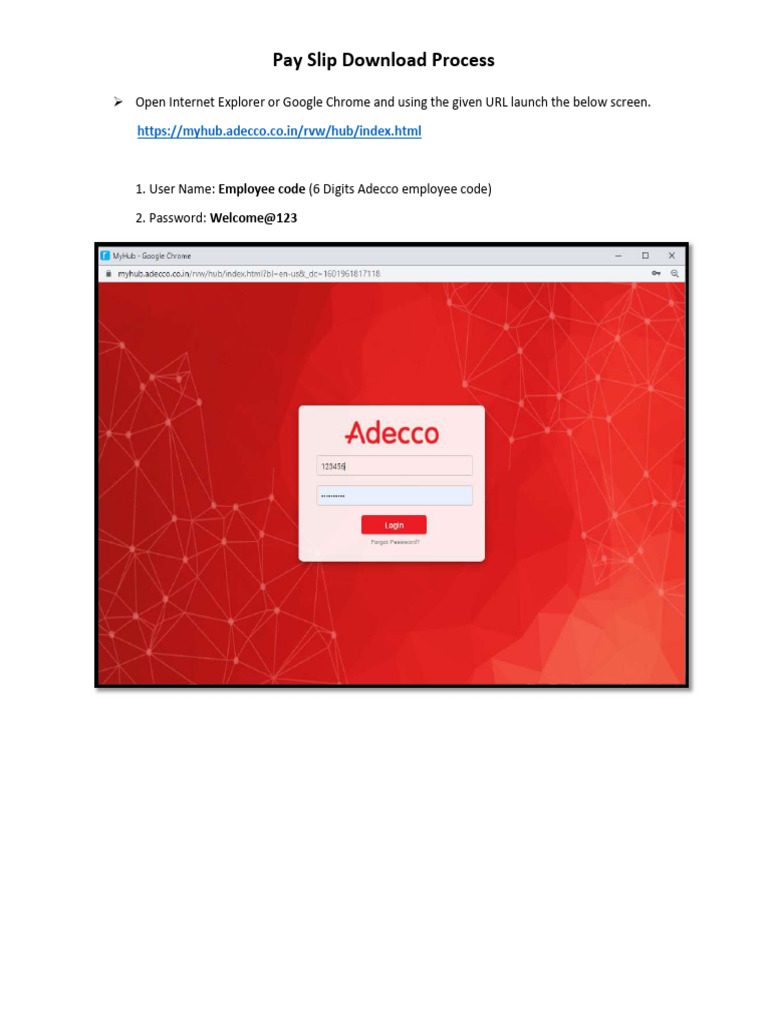 Pay Slip Process 2 | PDF
