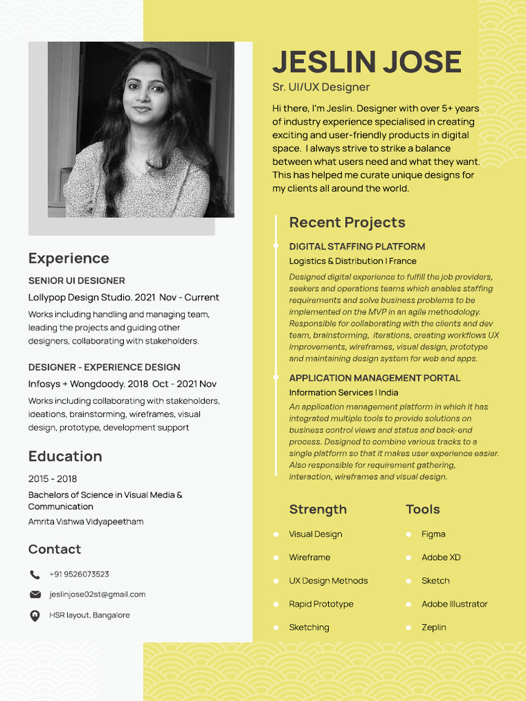 Jeslin Jose - Resume - 2 | PDF | Software Engineering | Information Technology