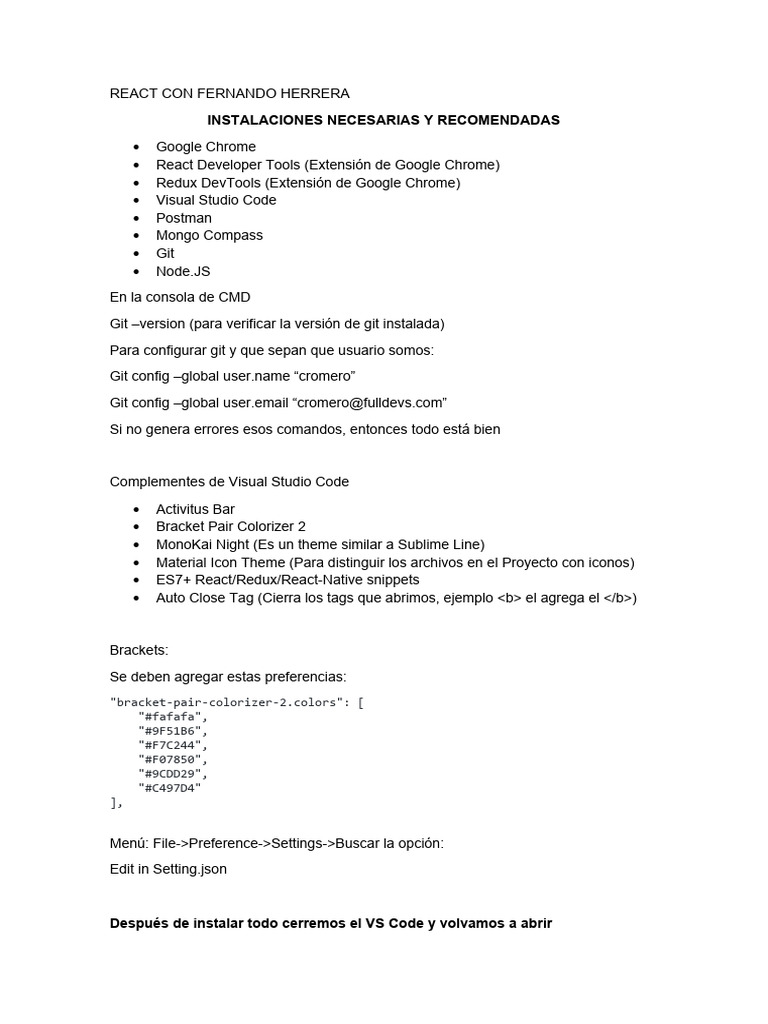 React Con Fernando Herrera | PDF | Informática | Tecnología