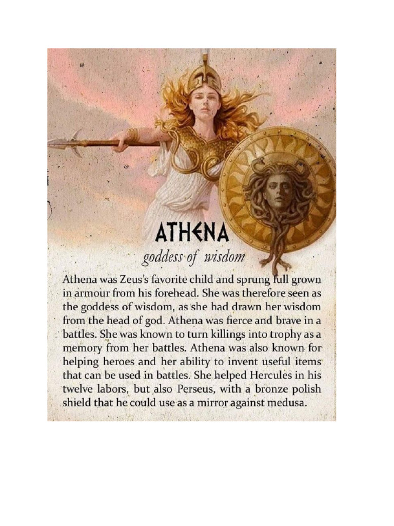 The Greek Gods and Goddesses | PDF