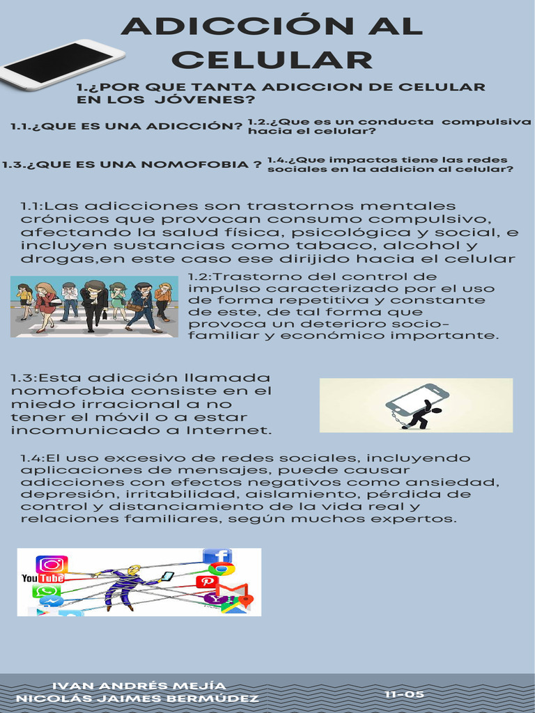 Infografia Adicción Al Celular | PDF