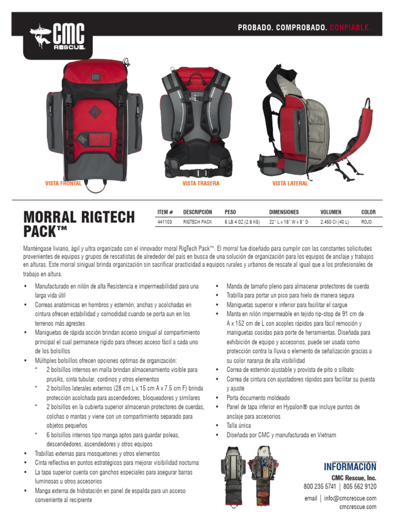 Rigtech Pack Productsheet Esp | PDF