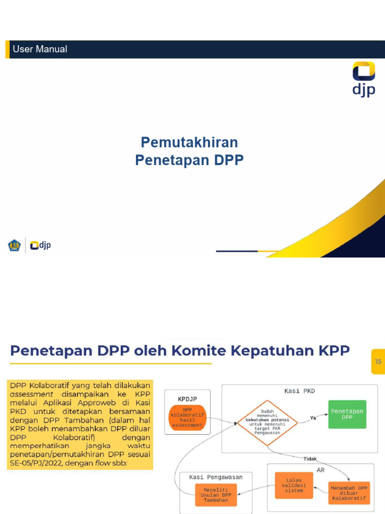 USER MANUAL - Penetapan DPP Kolaboratif Di Approweb | PDF | Komputer