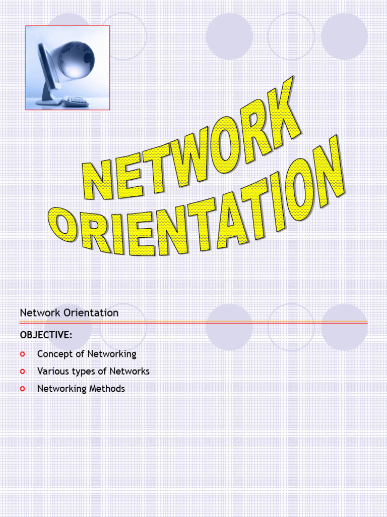 Lecture 11 Network Orientation | PDF | Computer Network | Microsoft Windows