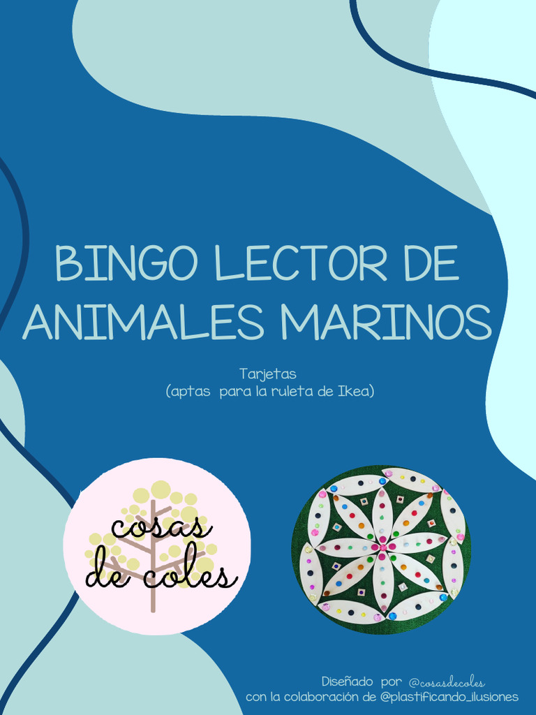Bingo Lector de Animales Marinos | PDF