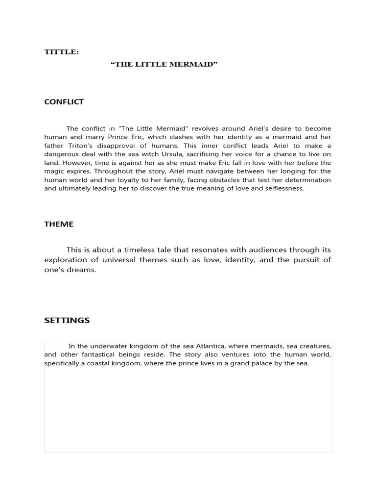 Little Mermaid | PDF | Young Adult | Classics