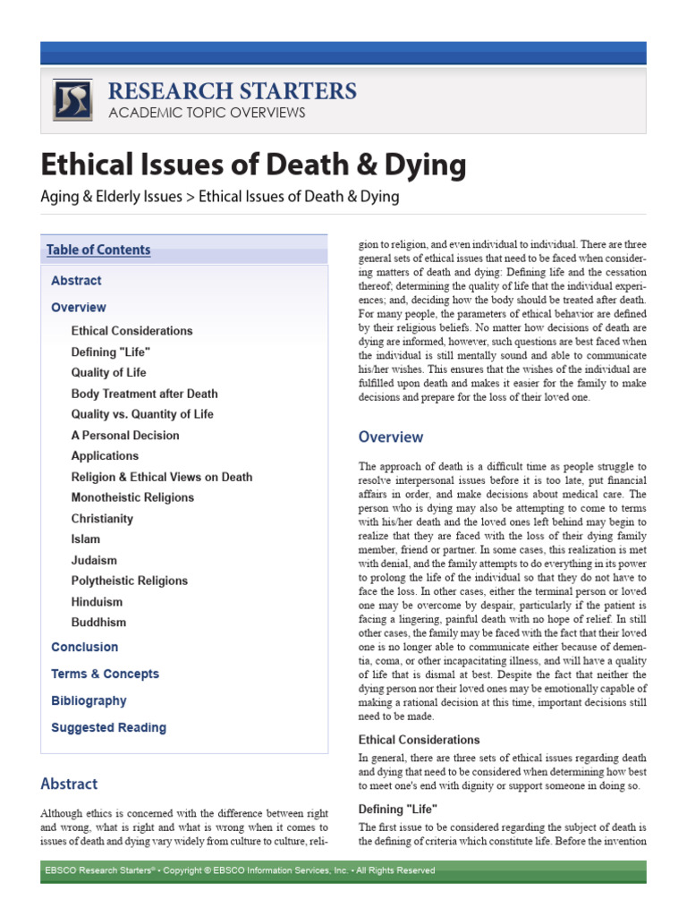 Ethical Issues Pdf Dementia Palliative Care