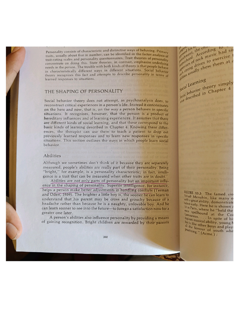 The Shaping Personality | PDF