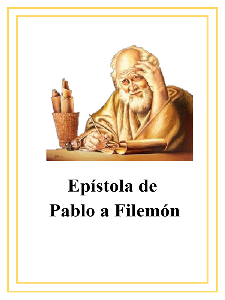 Epístola Del Apostol San Pablo A Filemon | PDF | Epístola a Filemón ...
