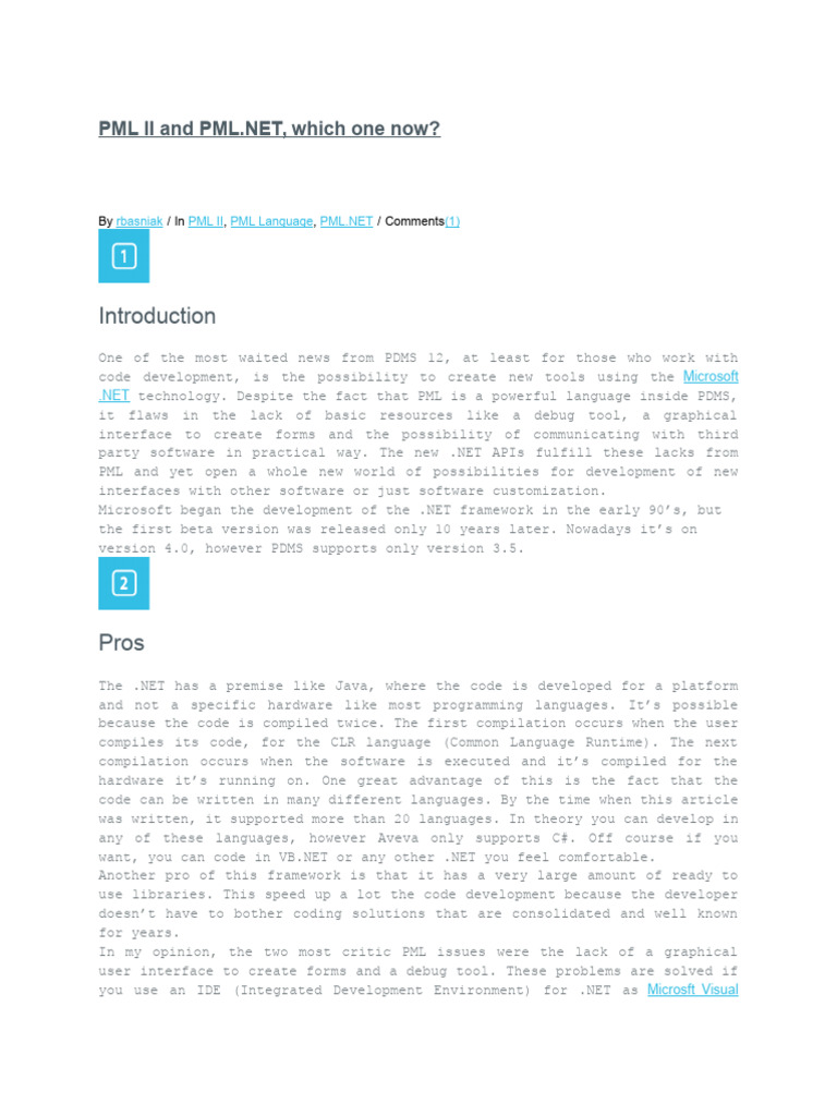 Pdms Pmlnet Basics Compress | PDF | Library (Computing) | Button (Computing)