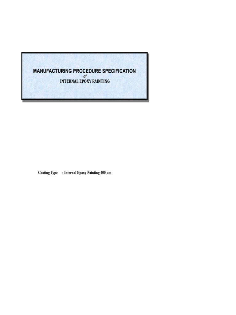 MPP & Itt - Internal Epoxy Paint | PDF | Pipe (Fluid Conveyance) | Coating