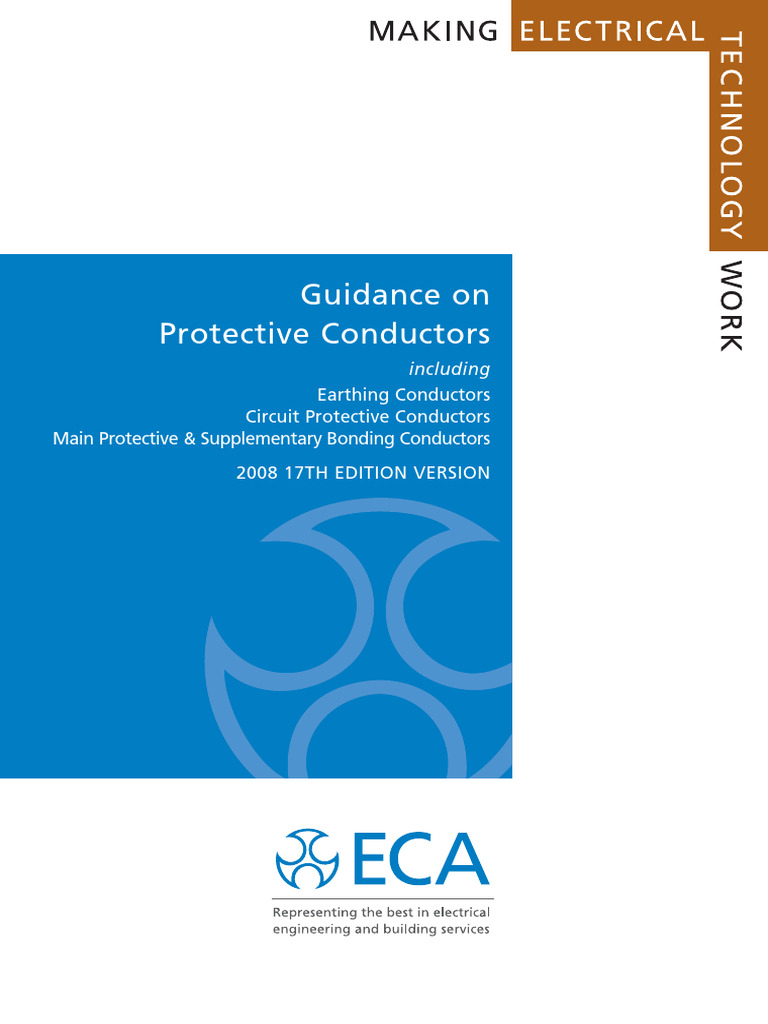 Protective Conductors Guide 2008 Edition | PDF | Electrical Conductor ...